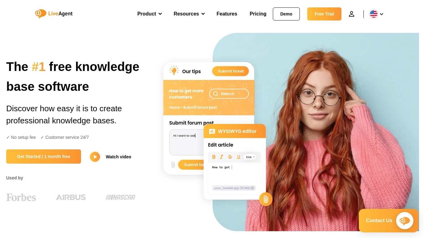 Free knowledge base software - LiveAgent