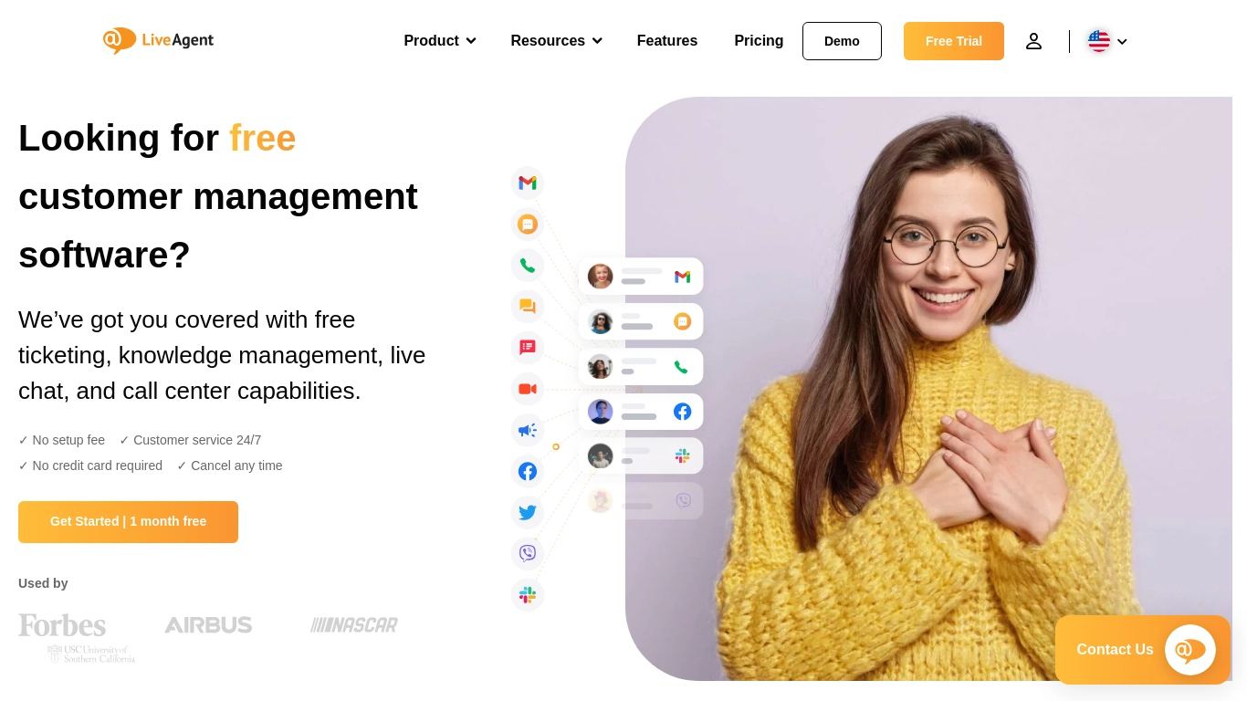 Free customer management software - LiveAgent
