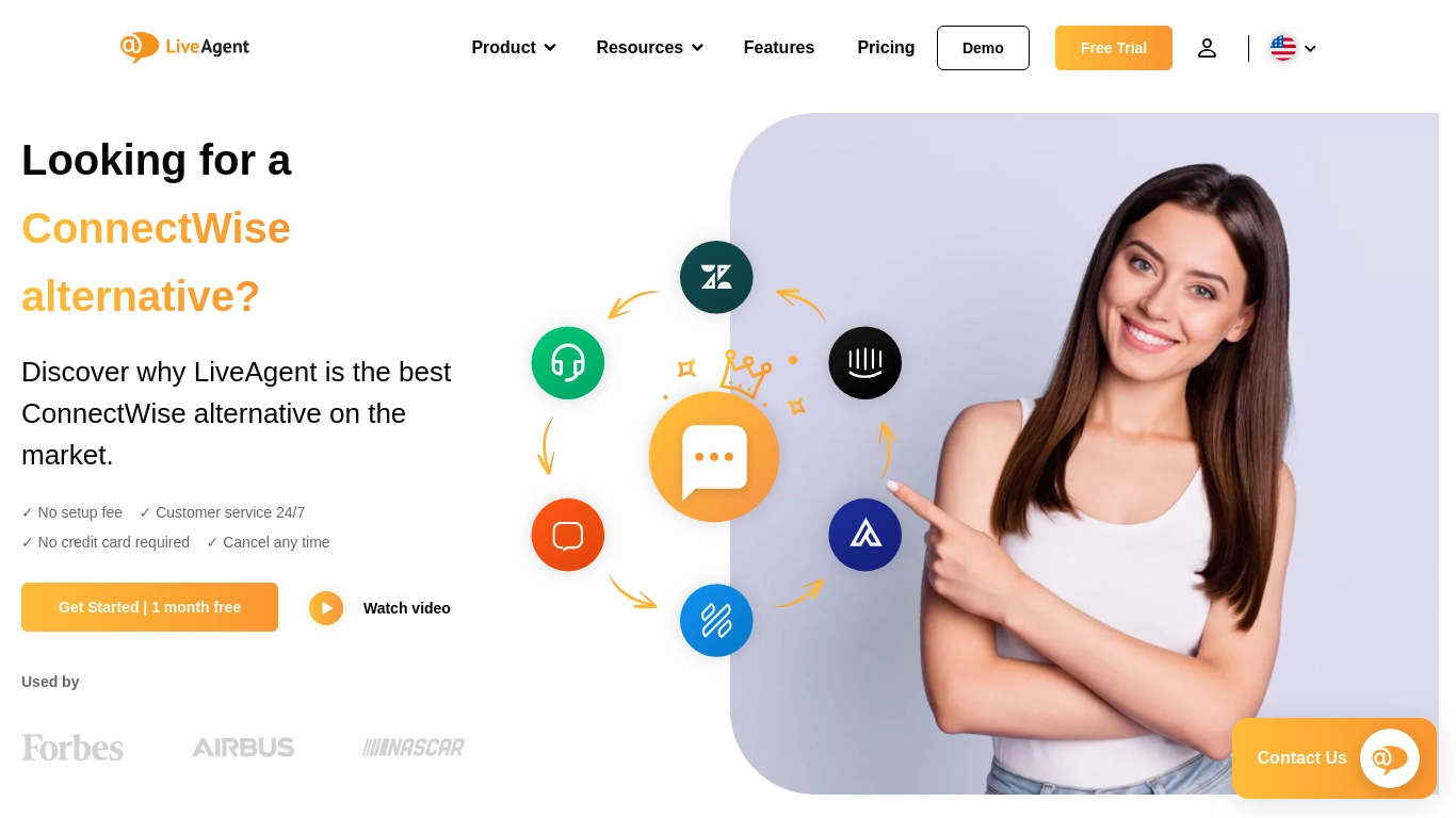 ConnectWise alternative - LiveAgent