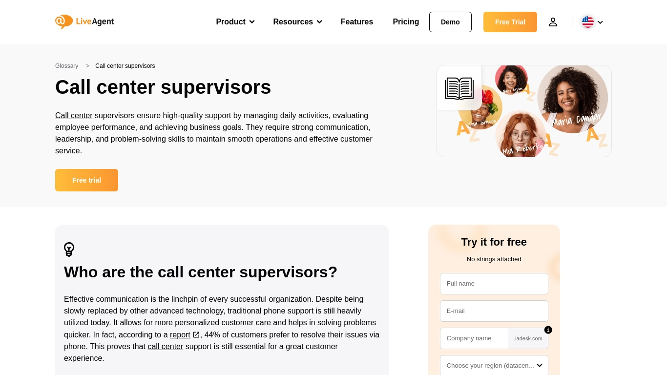 Call Center Supervisors: Job Description Overview