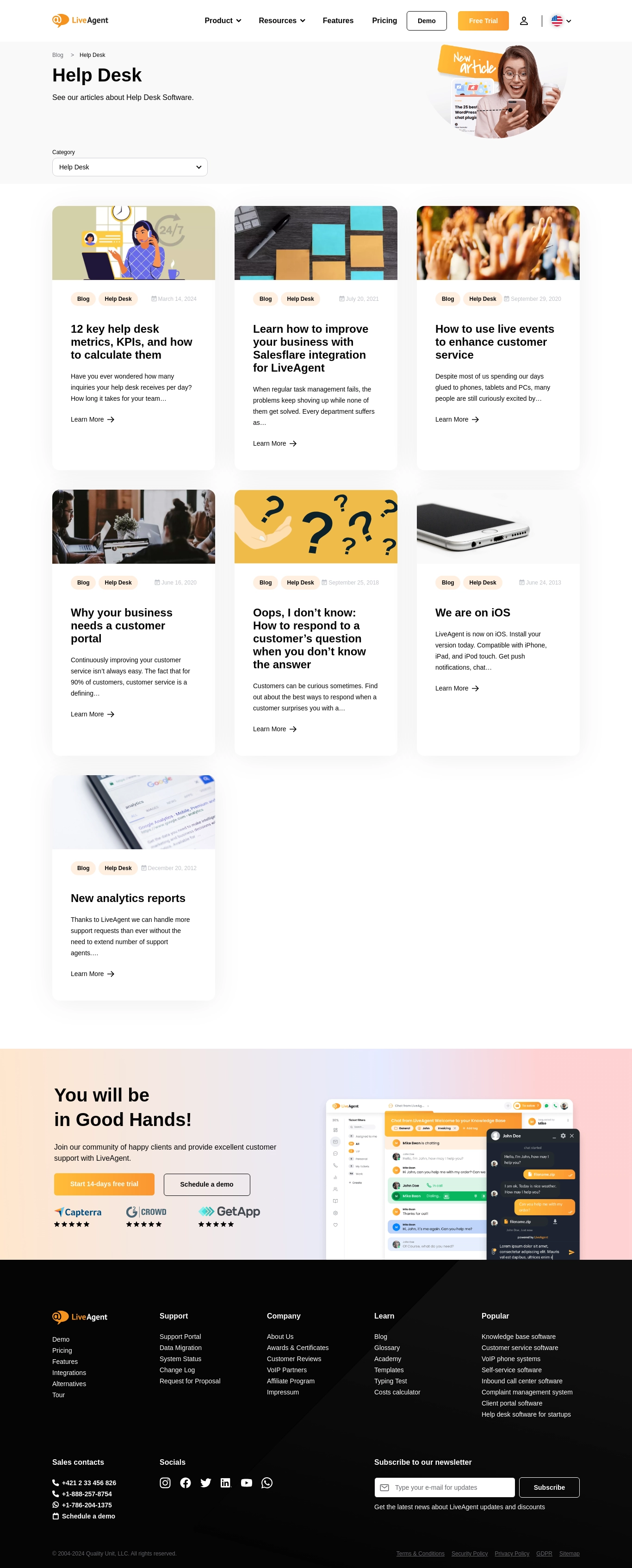 Help Desk - LiveAgent