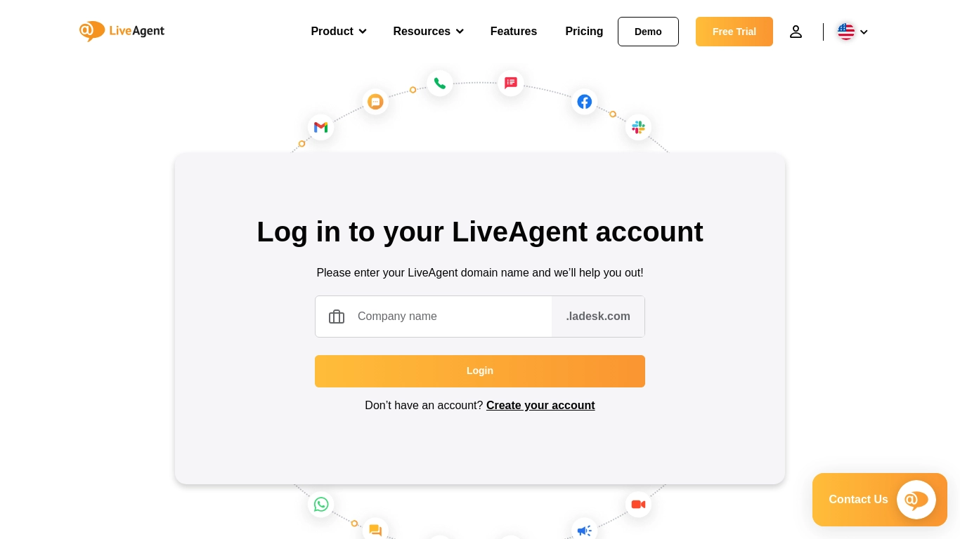 Login - LiveAgent