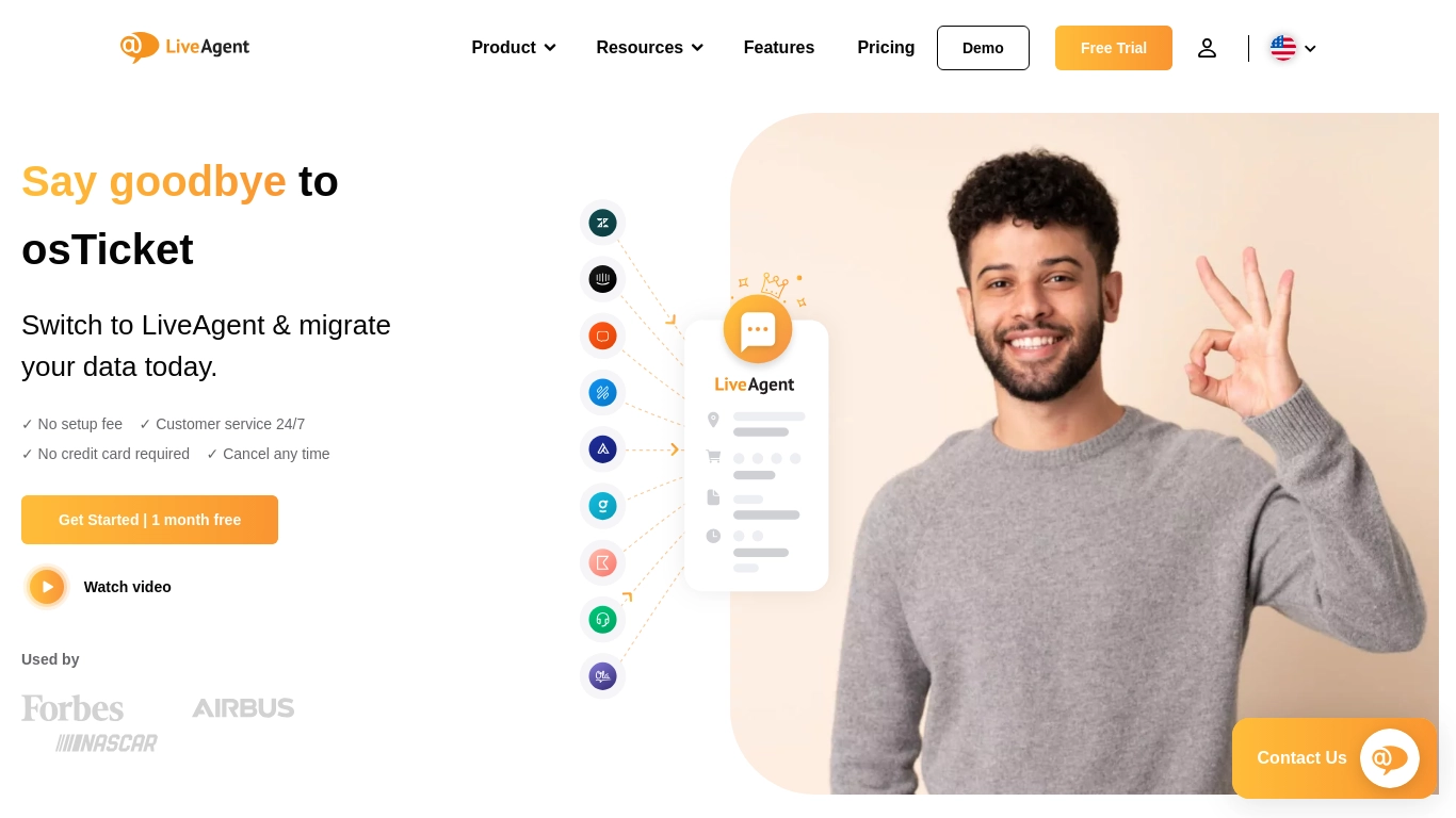 osTicket migration - LiveAgent