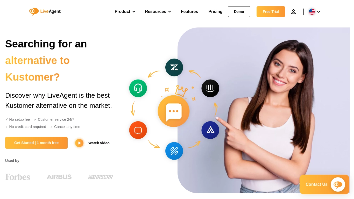 Kustomer alternative - LiveAgent