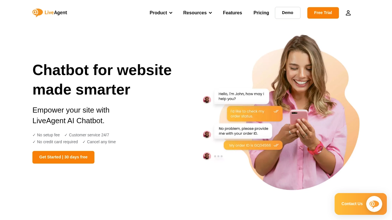 Chatbot for website: smarter customer conversations | LiveAgent