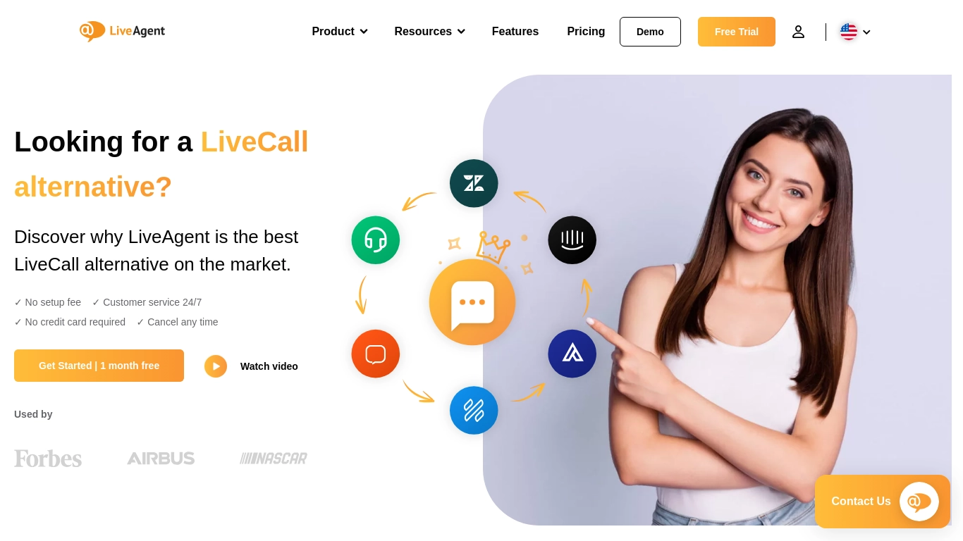 LiveCall alternative - LiveAgent