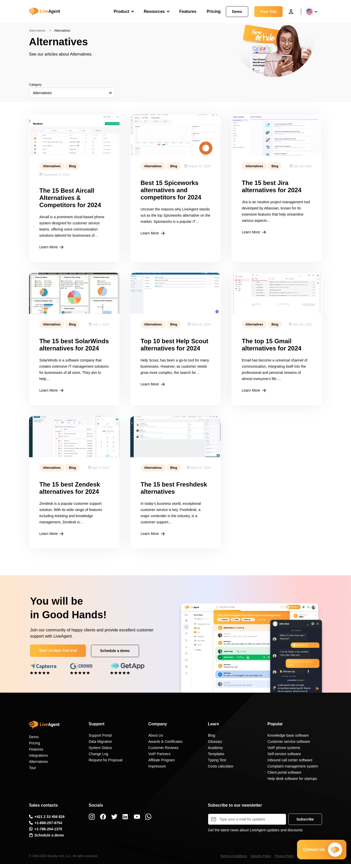 Alternatives - LiveAgent