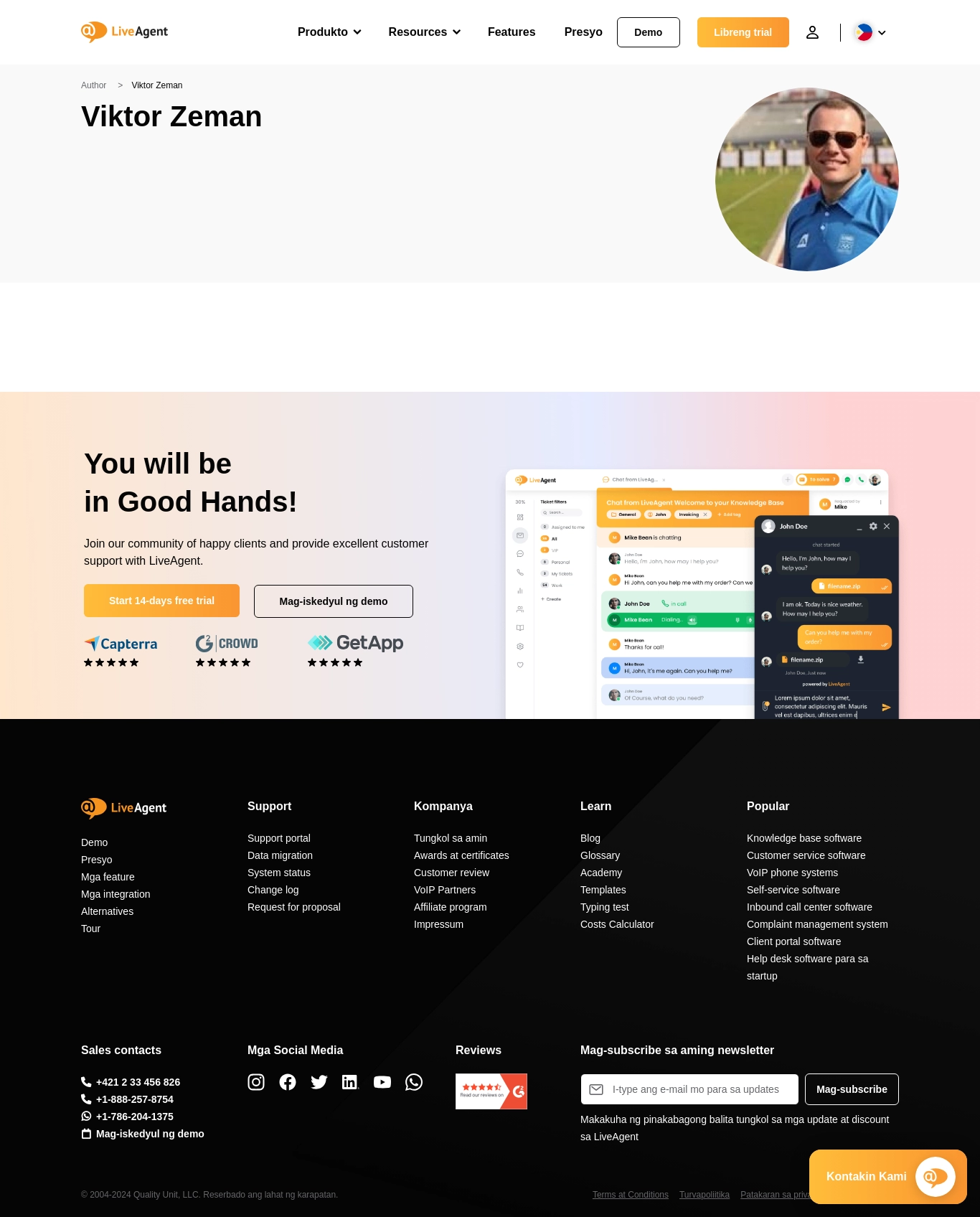 Viktor Zeman, Author at LiveAgent