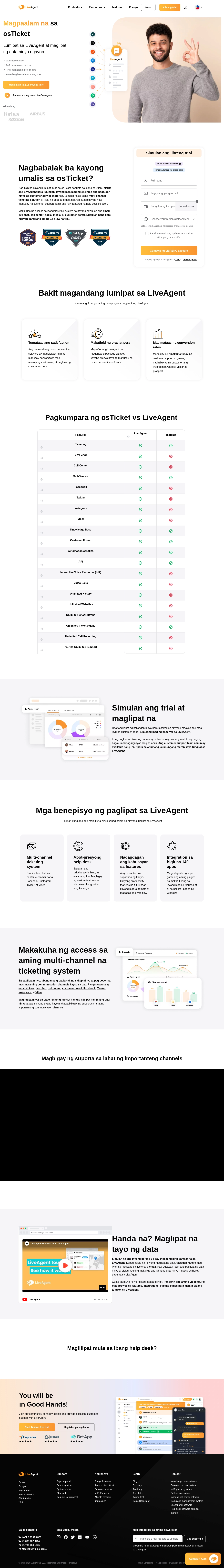 osTicket migration - LiveAgent