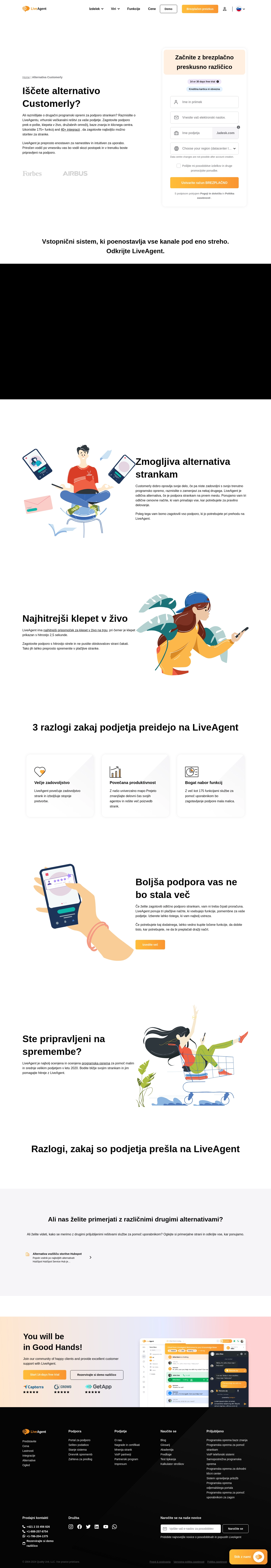 Alternativa Customerly - LiveAgent