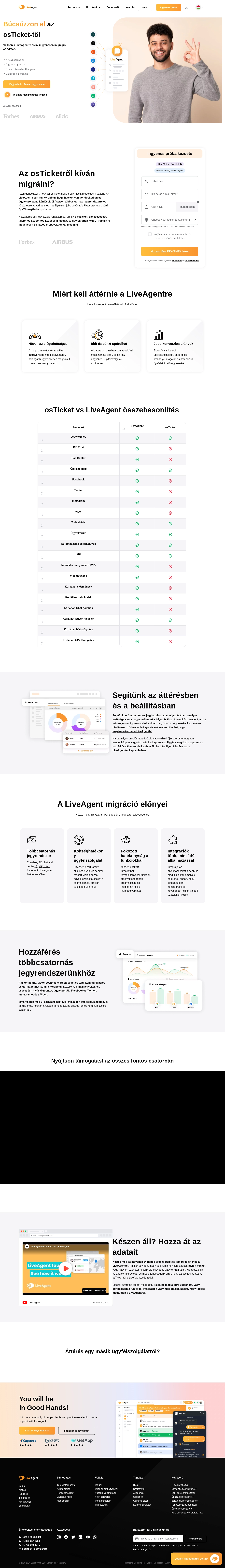 osTicket migráció - LiveAgent