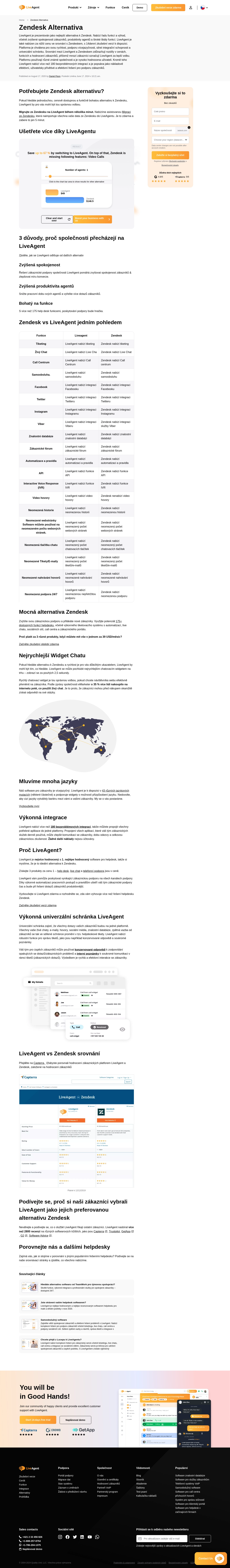 Zendesk Alternativa | LiveAgent