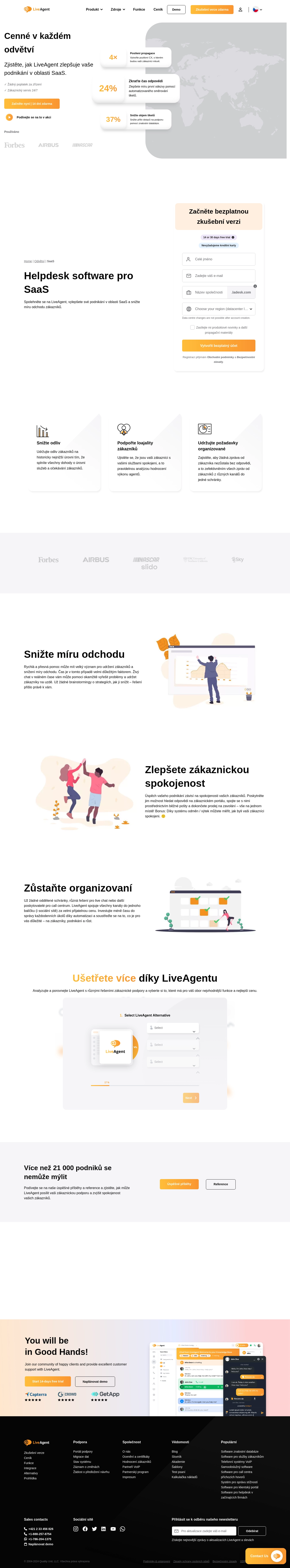 Helpdesk Software pro SaaS | LiveAgent