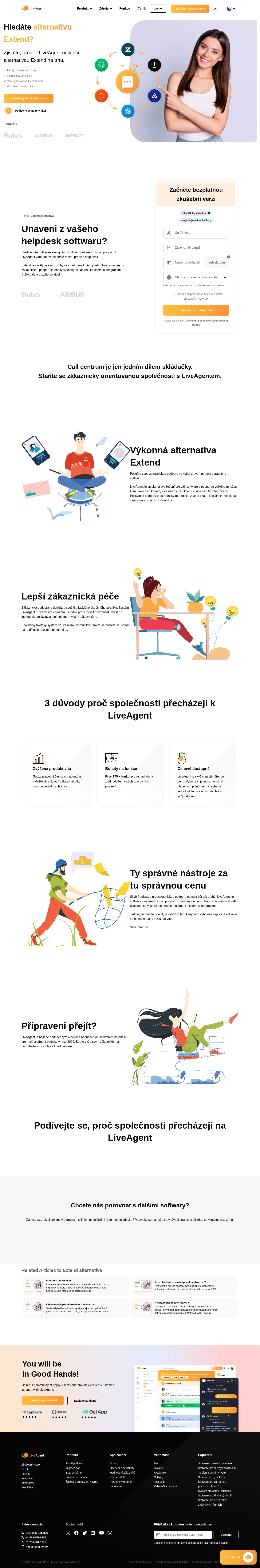 Extend alternativa - LiveAgent