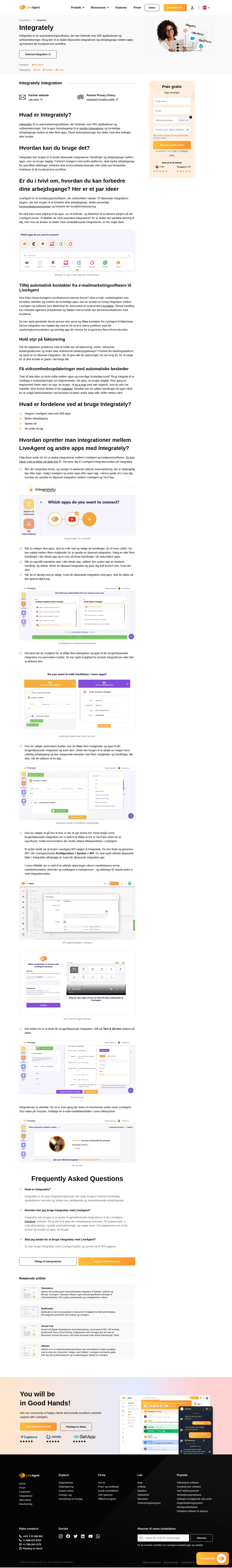 Integrately - LiveAgent