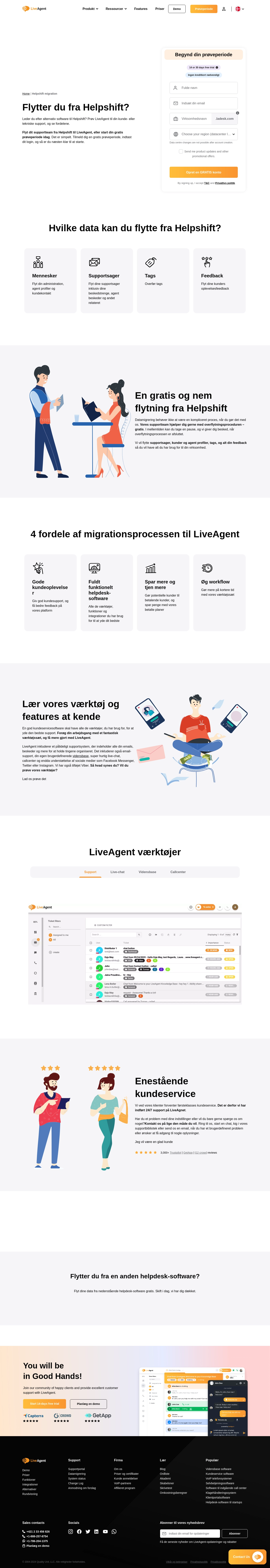 Helpshift migration - LiveAgent