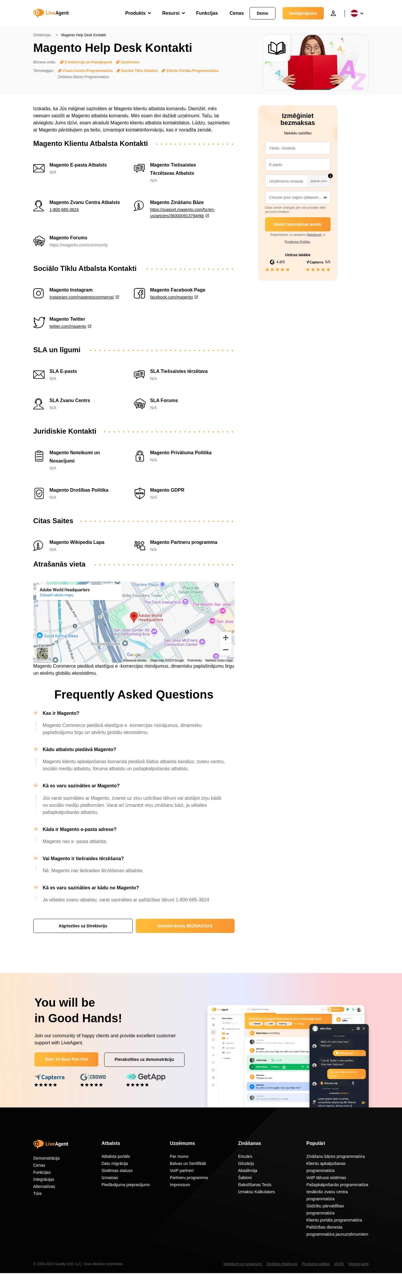Magento Help Desk Kontakti - LiveAgent