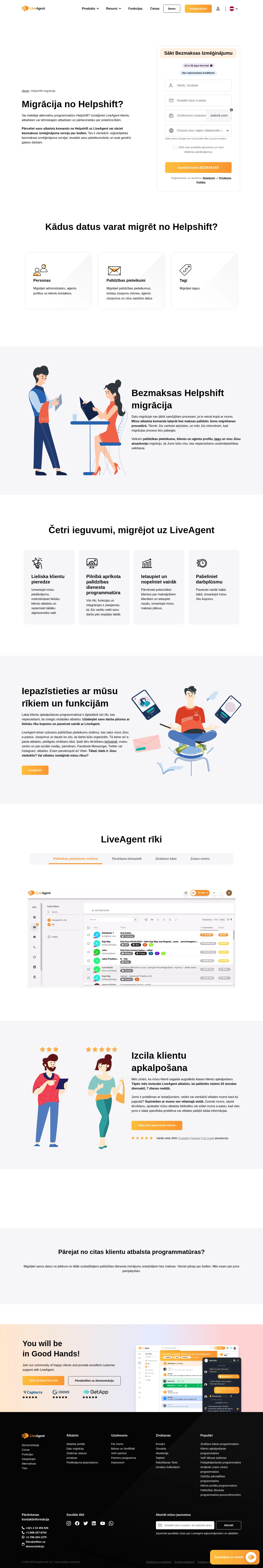 Helpshift migrācija - LiveAgent