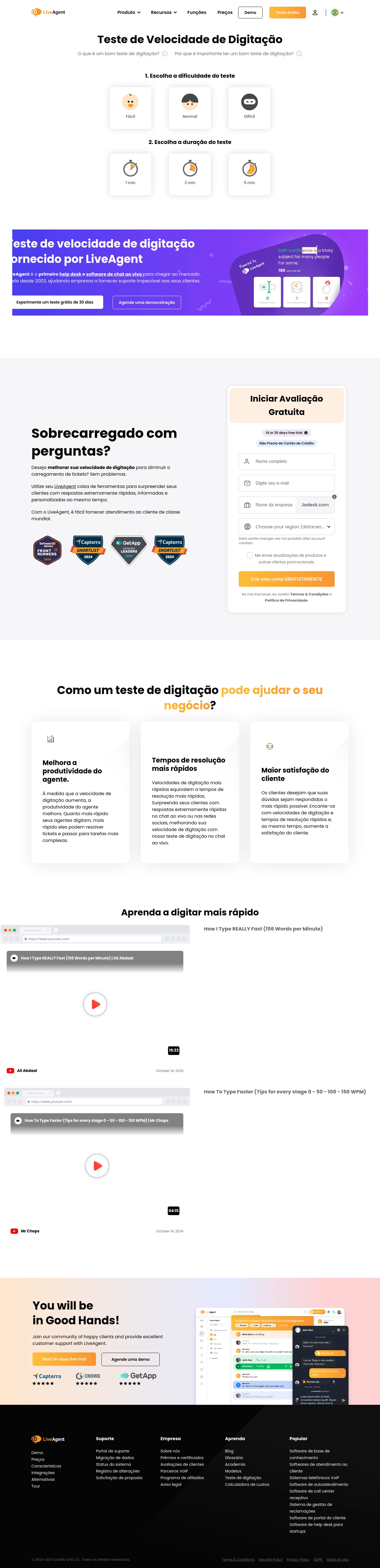 Ferramenta de Teste de Digitação: Meça Sua Velocidade