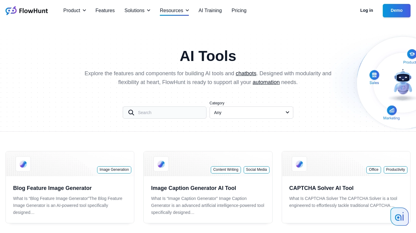 AI Tools Archive | FlowHunt