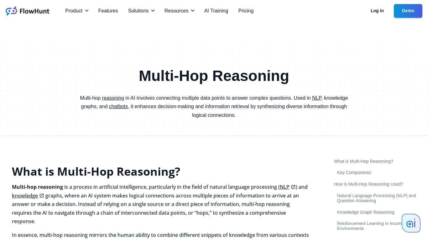 Multi-Hop Reasoning | FlowHunt