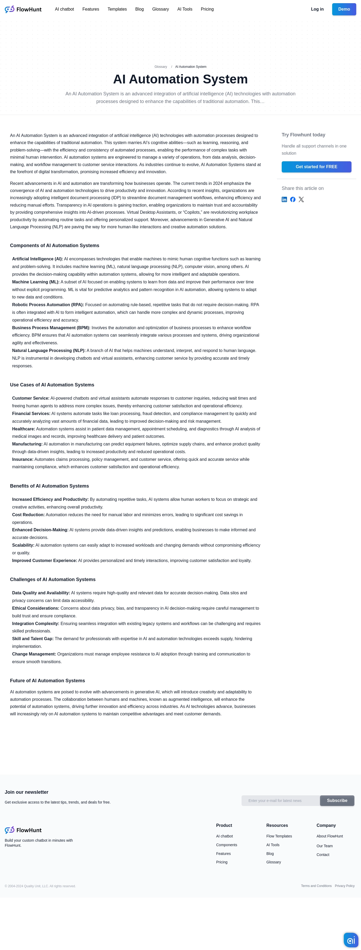 AI Automation System | FlowHunt