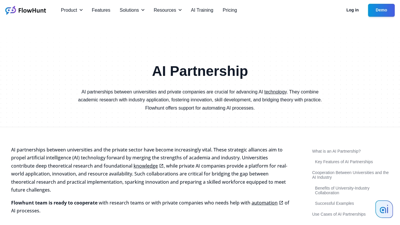 AI Partnership | FlowHunt