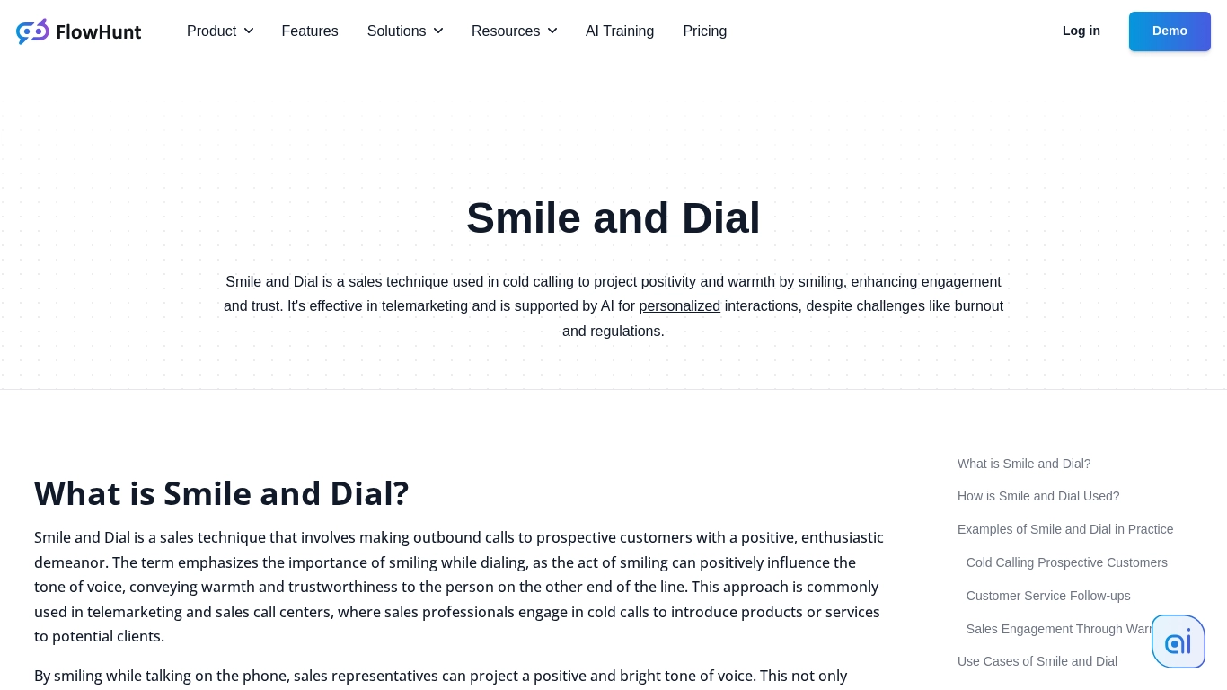 Smile and Dial | FlowHunt