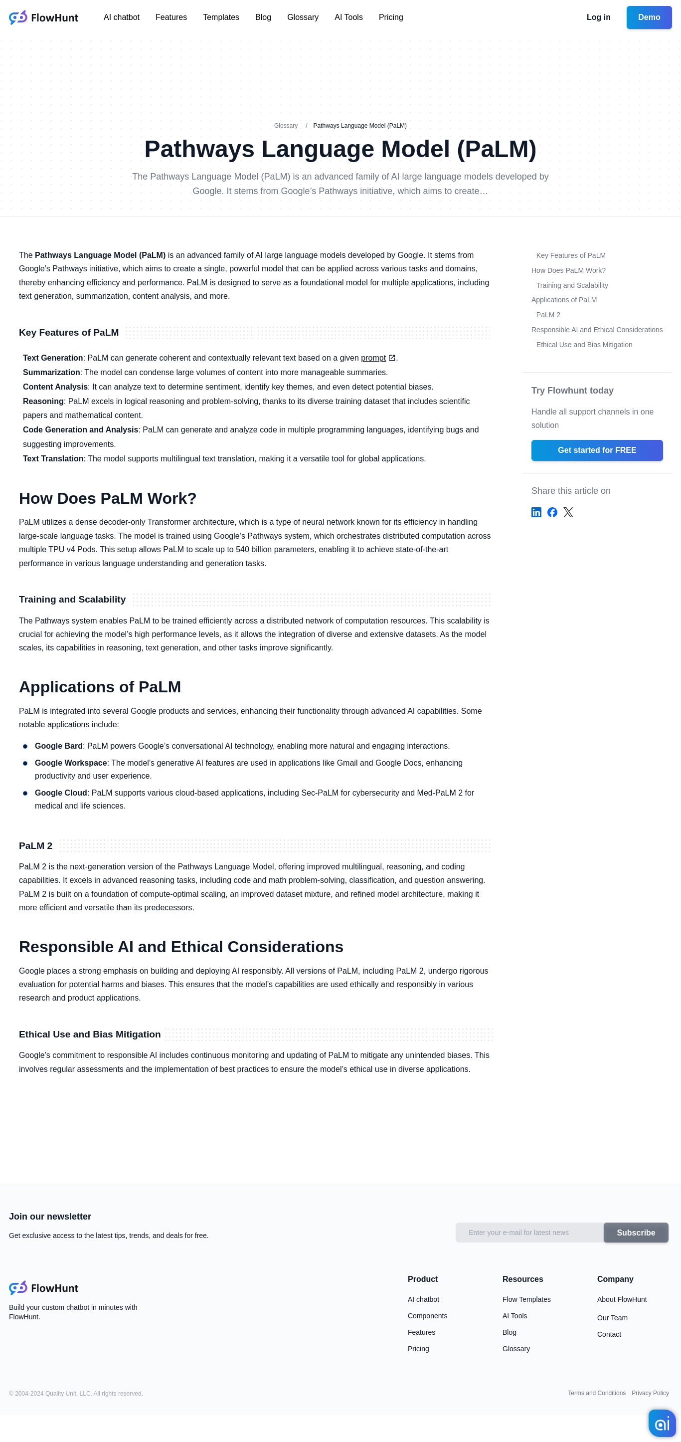 Pathways Language Model (PaLM) | FlowHunt