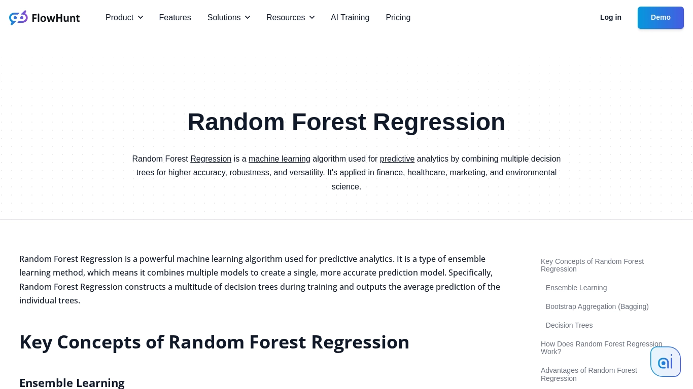 Random Forest Regression | FlowHunt