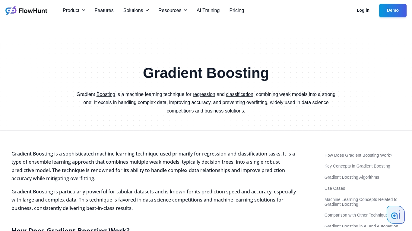 Gradient Boosting | FlowHunt