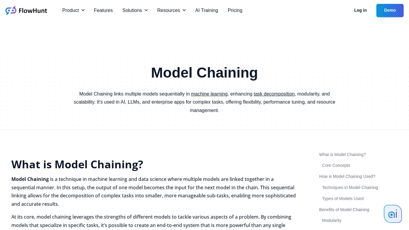 Model Chaining | FlowHunt