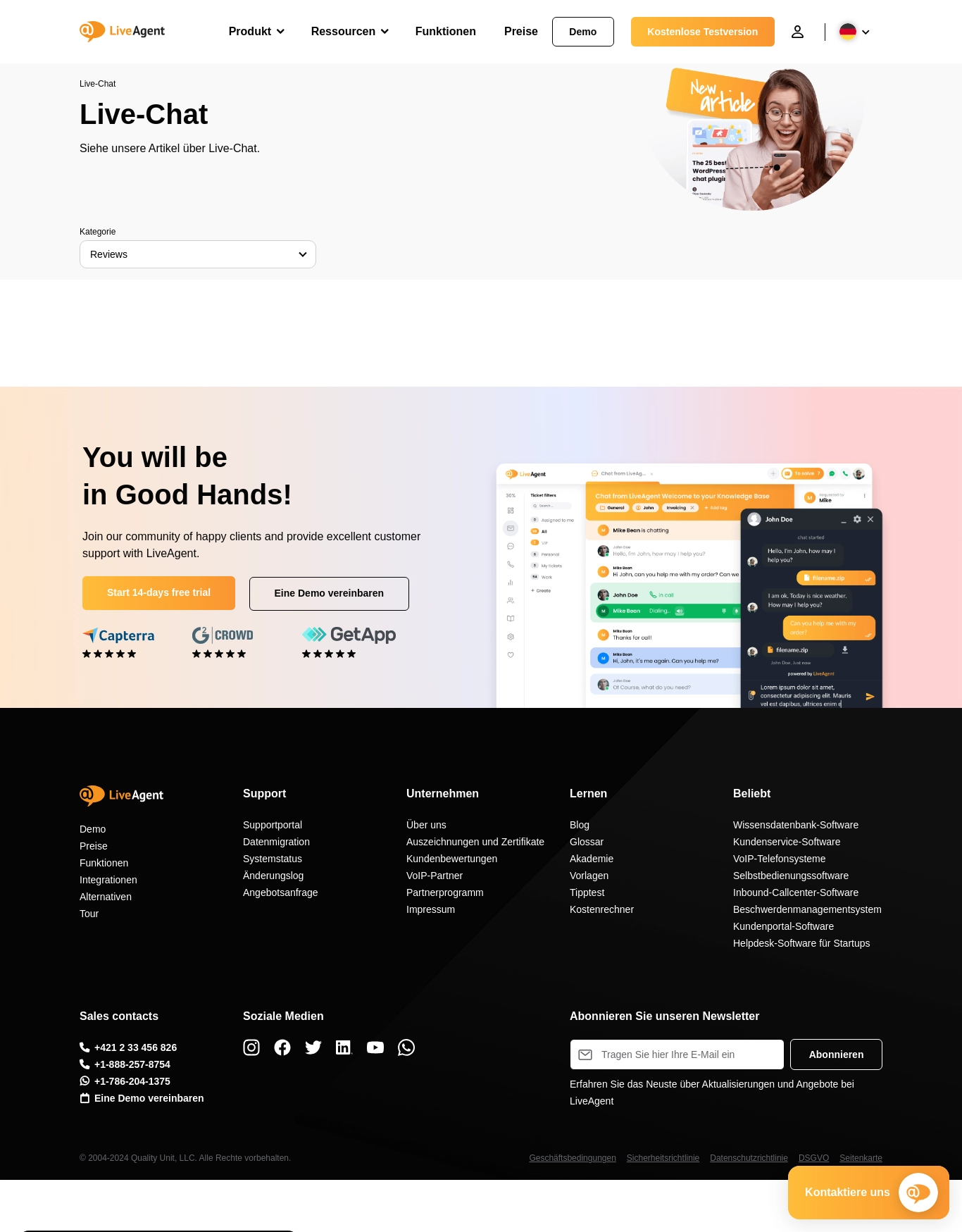 Live-Chat - LiveAgent