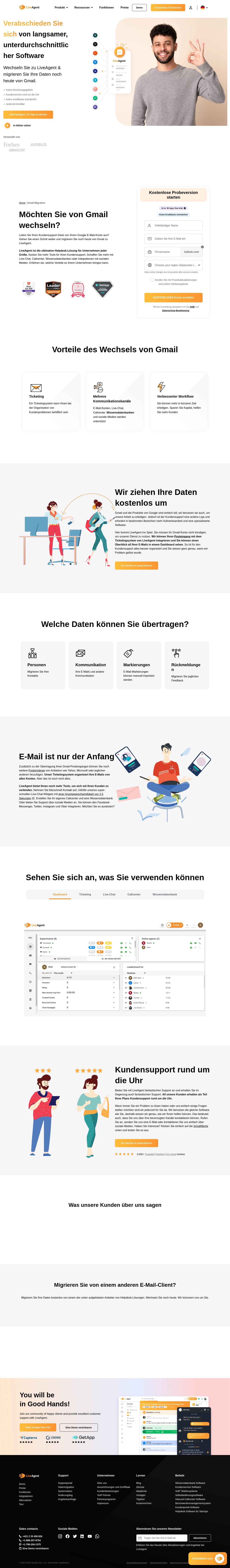 Gmail-Migration - LiveAgent